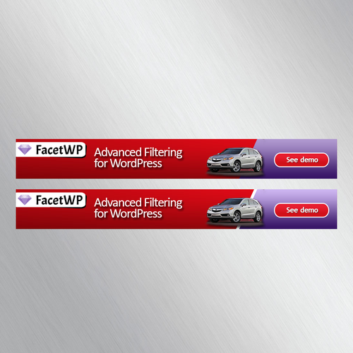 Create a 728x90 banner ad for FacetWP | Banner ad contest