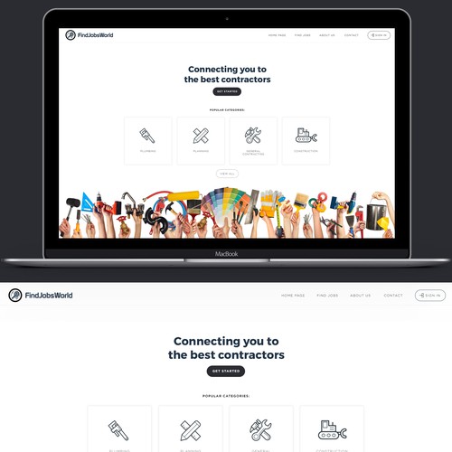 New Website for Job Seekers | Web page design contest