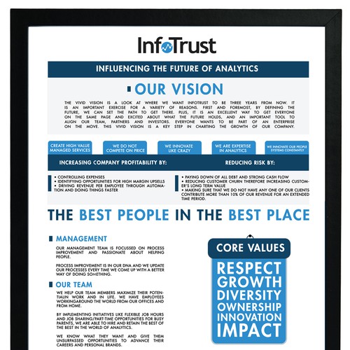 Create Company Vision Poster | Poster contest