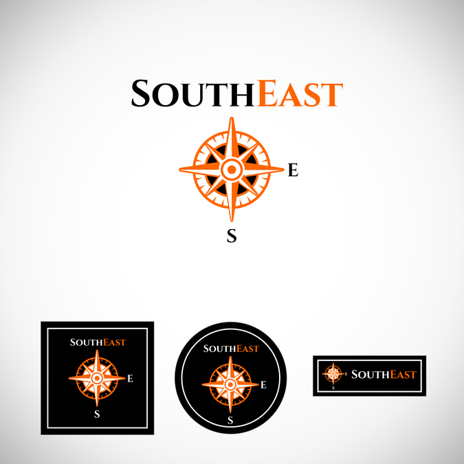 Badass/professional design for name (Southeast) and 8 point Compass ...