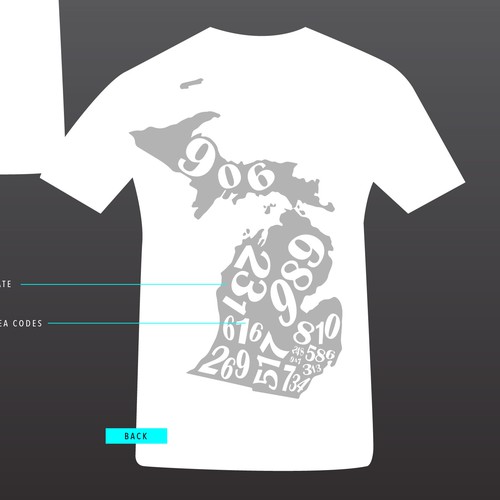 Michigan Area Code T-Shirt | T-shirt contest
