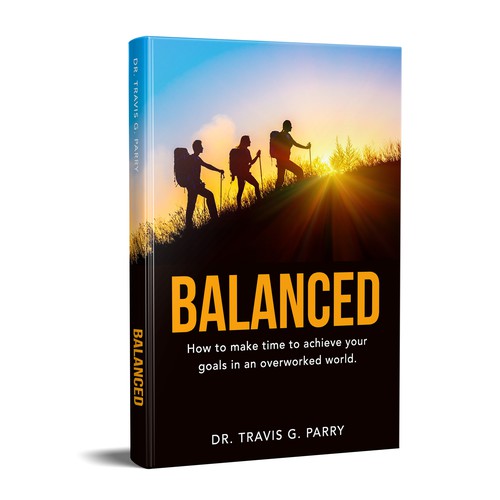 Designs | Hour glass showing balance | Book cover contest
