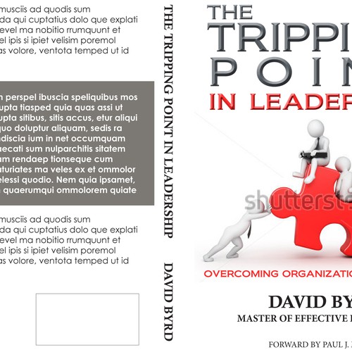 Designs | "The Tripping Point In Leadership" Book Cover | Book cover ...