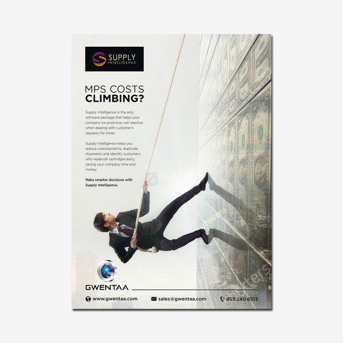 1 page ad for software company | Postcard, flyer or print contest