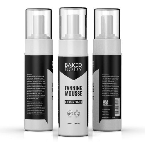 Designs | Bottle Label - Self Tanning Mousse for the Hip/Sexy Woman ...
