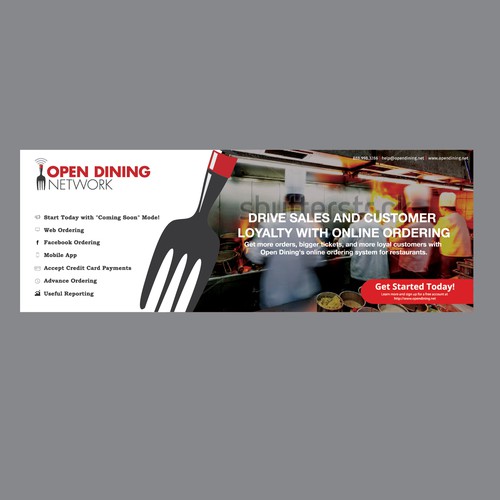 Backdrop Design for Food Tech Trade Show Booth | Signage contest