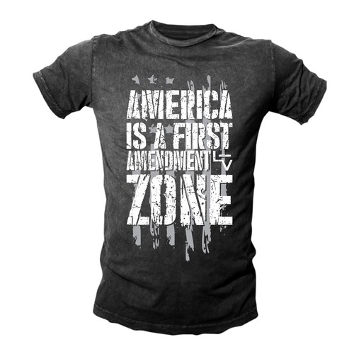 Retro First Amendment T-Shirt design needed for a good cause! | T-shirt ...