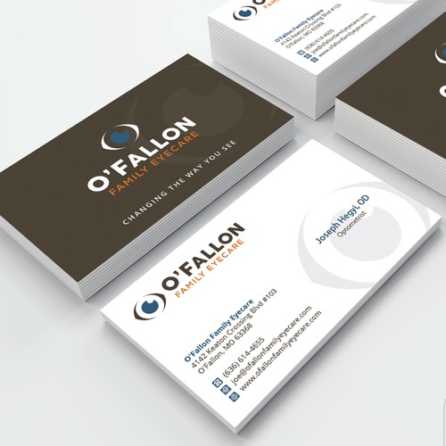 Create a bold business card for an eye doctor. | Business card contest