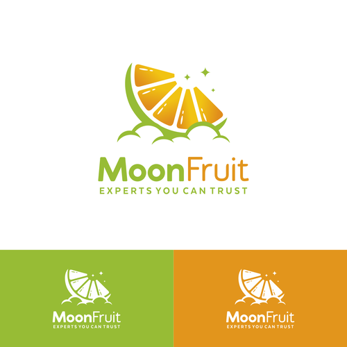 Designs | Need a fun logo for a brand called "MoonFruit" | Logo design ...