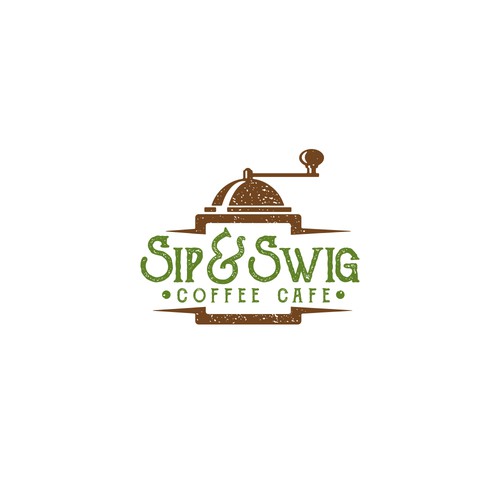 Sip & Swig Coffee Cafe | Logo design contest