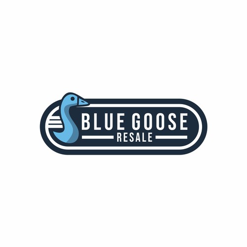 Designs | Create a Vintage-Modern Logo for Blue Goose Resale | Logo ...