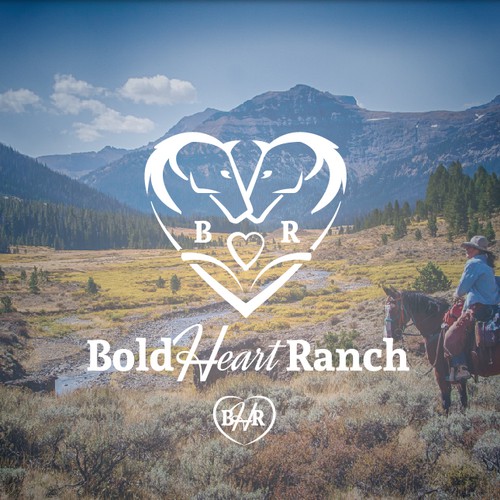 Bold Heart Ranch - Bring Kickass and loving into this logo | Logo ...
