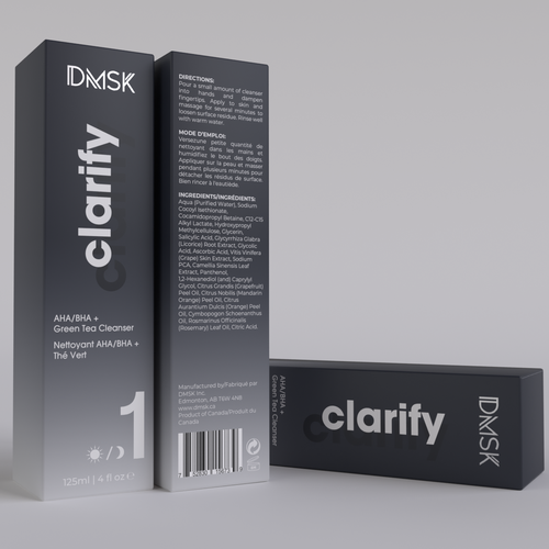 Designs | Luxury, high-end product box design for facial cleanser ...