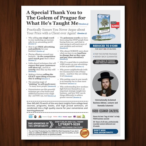 Full Page Content/Text Based Advert for Newspaper/Magazine | Postcard ...