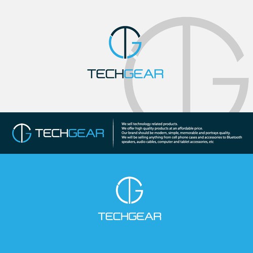 Create a sleek and simple tech-product logo for TechGear | Logo design ...