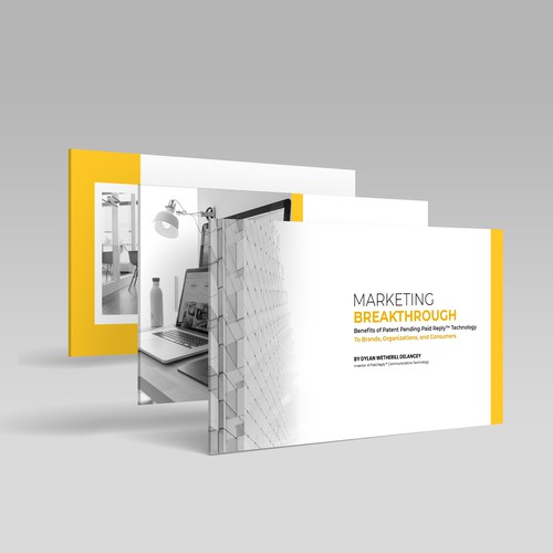 Designs | Patent Pending Marketing Service Booklet | Brochure contest