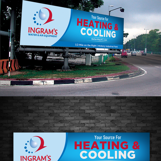 Design an eye-catching Billboard for a leading HVAC Company | Signage ...