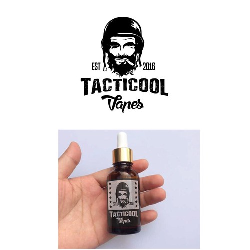 Tacticool Vapes bottle logo | Logo design contest