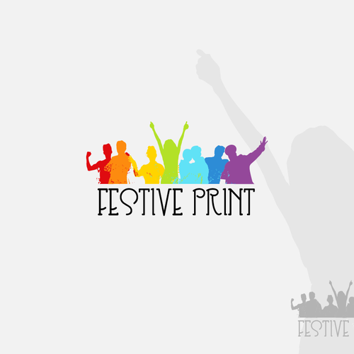 Festive Print needs a new logo | Logo design contest