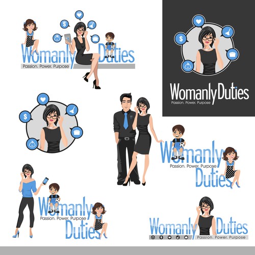 Designs | Working Mother Website for Womanly Duties | Logo & brand ...