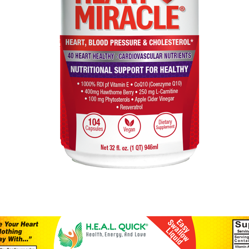 Designs | New look for Heart Miracle | Product label contest