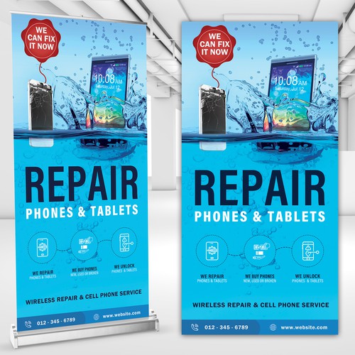 Designs | Phone Repair Poster | Poster contest
