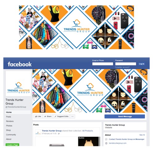 facebook cover photo for e commerce | Facebook cover contest
