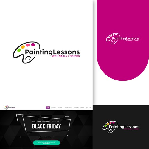 Designs | New Logo For Painting Lessons with Marla | Logo design contest