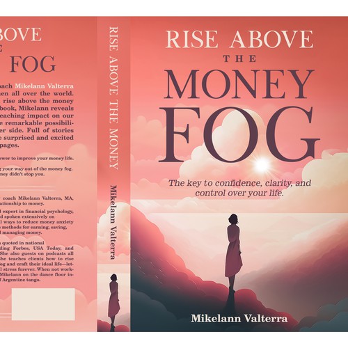 Designs | Rise above the money fog | Book cover contest