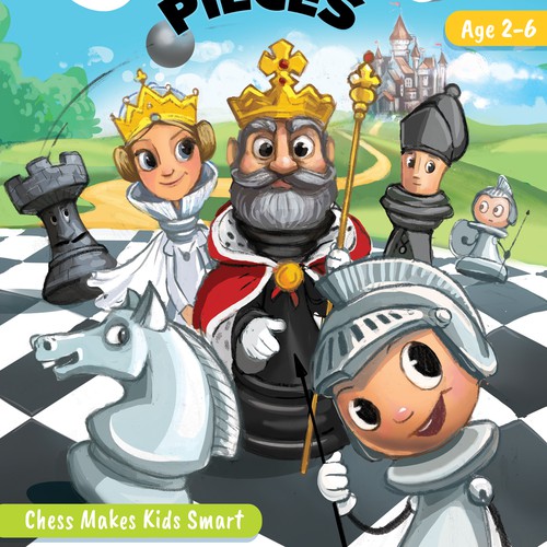 Designs | Creative Chess book cover for 2 - 6 years old kids | Book ...