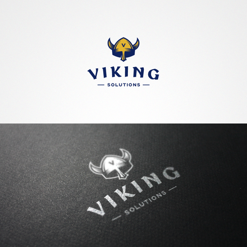 Create a LOGO incorporating a VIKING HELMET for my security company ...