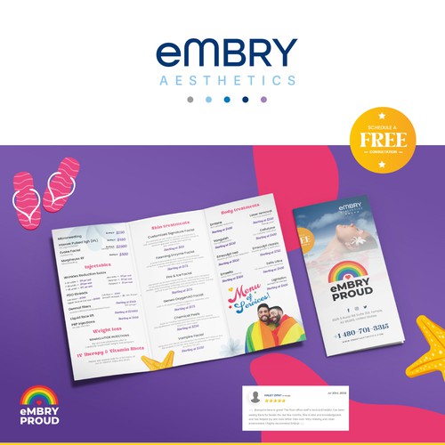 Designs | Design a LGBTQ Pride brochure for med spa | Brochure contest