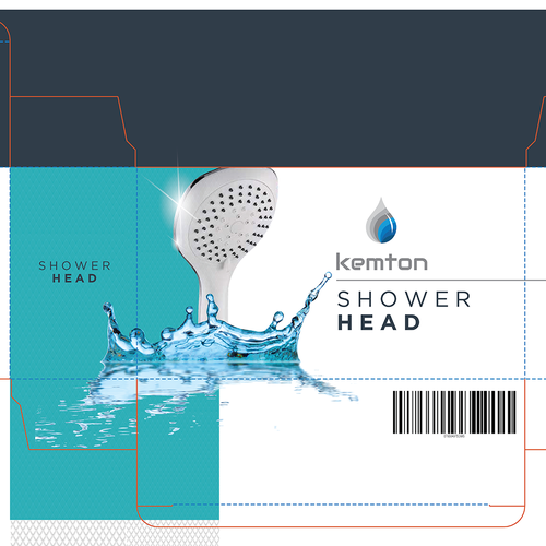 Design for Showerhead packages | Product packaging contest
