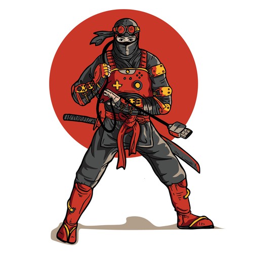 Designs | Designing a T-shirt with a Ninja character for our company ...