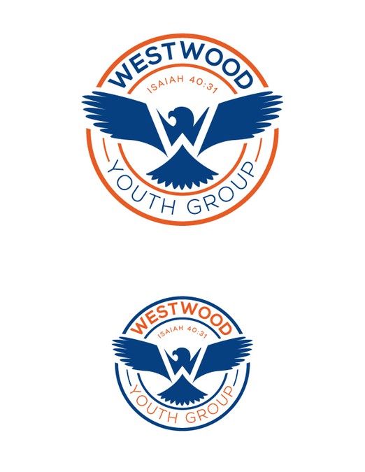 Create a modern bald eagle inspired youth group church logo! | Logo ...