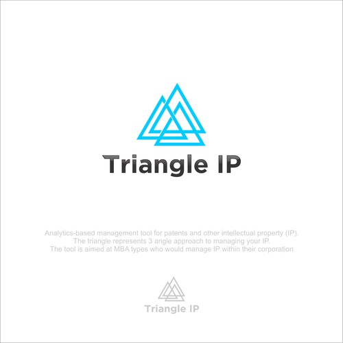 Design first logo for Triangle IP - Working a triangle into the design ...
