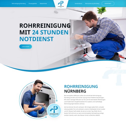 Designs | German plumber service needs new trustful converting ...