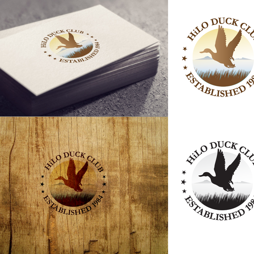 A new logo for a duck club and waterfowl preserve. | Logo design contest