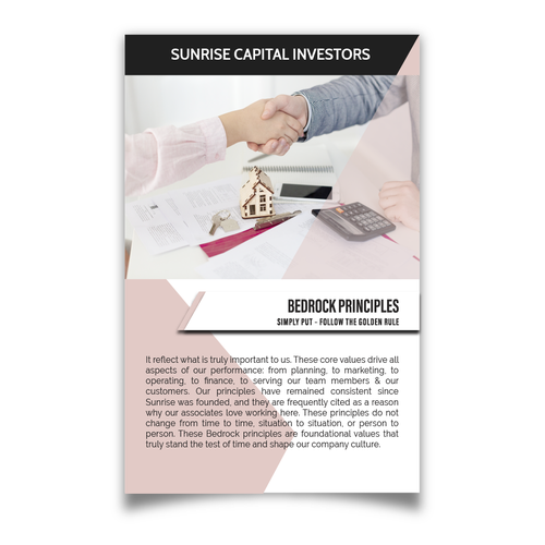 Design Core Value Posters for Real Estate Investment Firm | Poster contest