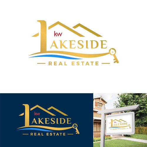 Designs | Lake Area Real Estate Company logo with transition for ...