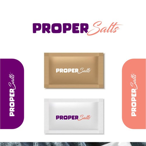 Designs | Proper Salts electrolyte hydration sachets | Logo & brand ...