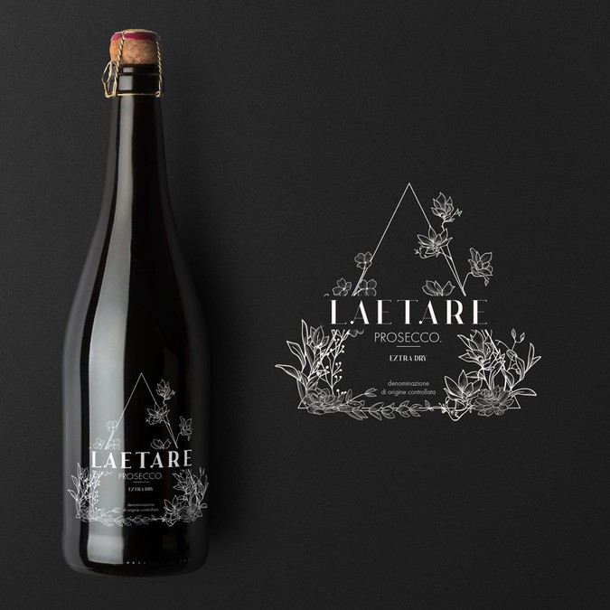 Label for a Prosecco Sparkling Wine | Product label contest