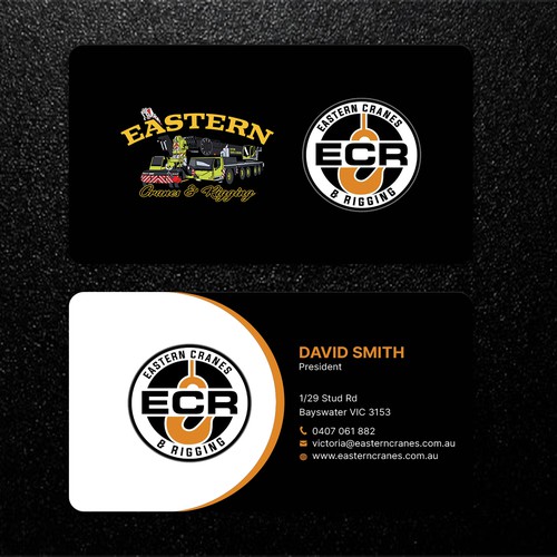 Designs | Eastern Cranes & Rigging | Business card contest