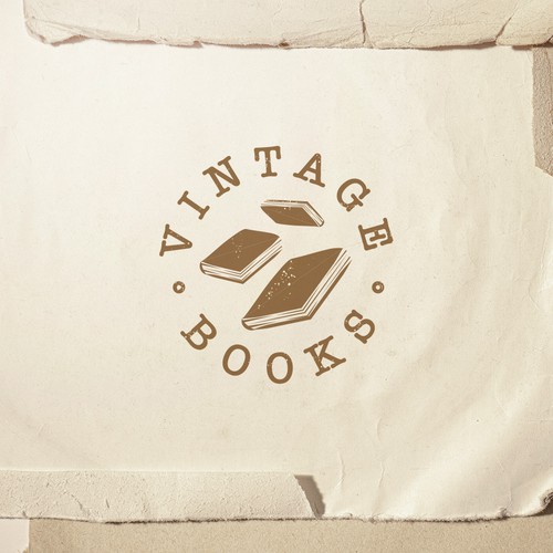 Designs | Discover the Timeless Charm of Vintage Books | Logo design ...