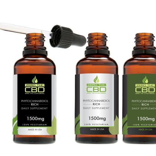 Label for CBD Tincture / +other products post contest | Product label ...