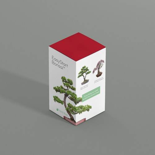 Design Box for a Bonsai Tree Starter Kit | Product packaging contest