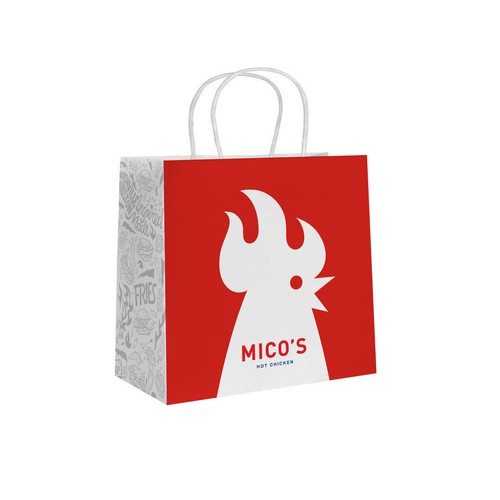 Designs | Luxurious Mico's Hot Chicken Takeout Bag | Product packaging ...