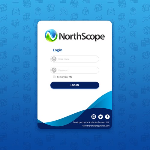 NorthScope Software Login Page | Other design contest