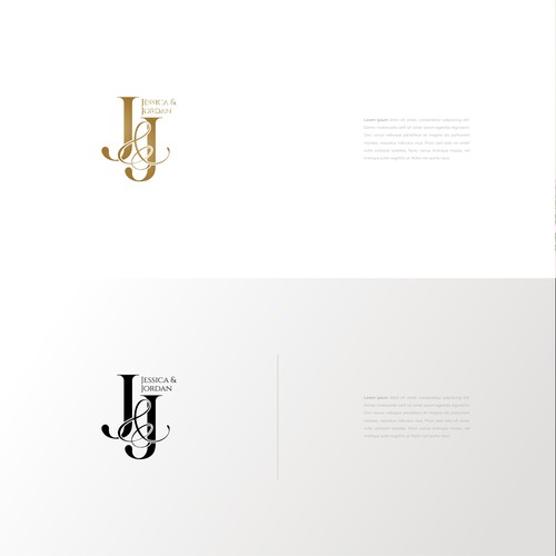 Designs | Custom monogram for the wedding of Jessica and Jordan | Logo ...