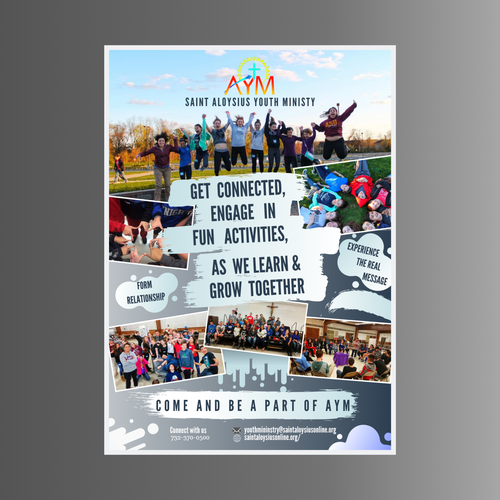 Design a cool and inviting Youth Group poster for teens | Poster contest